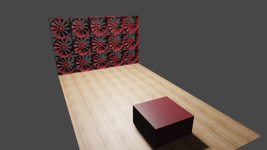 Wind tunnel test visualization